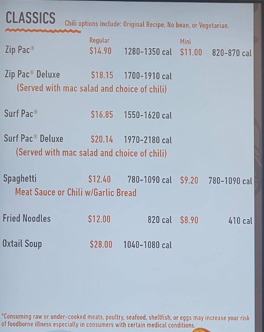 Zippy's Restaurant Menu – Hawaiian Comfort Food in Kailua, HI